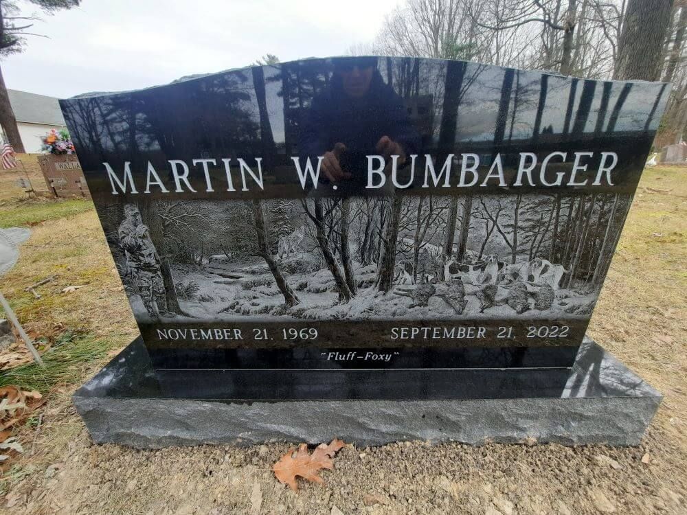 Jet Black Grave Monuments | Phillipsburg Marble and Granite, Pennsylvania